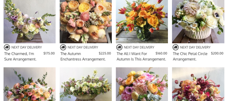 Write Best-Selling Floral Product Names