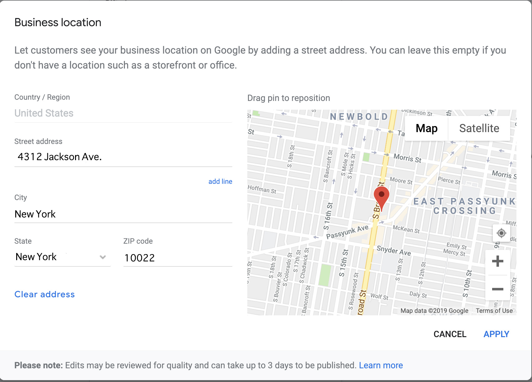 Google Local Listings