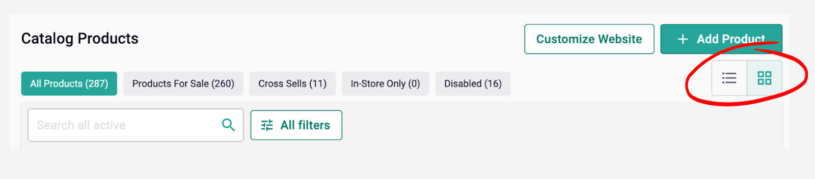 Managing your Catalog & Products