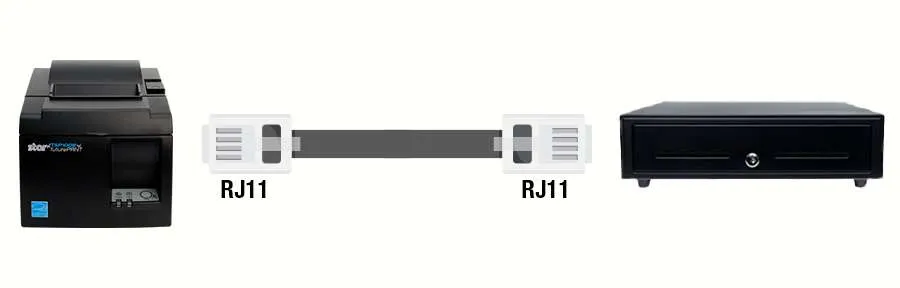 PoS Wireless Receipt Printer and Cash Register Setup